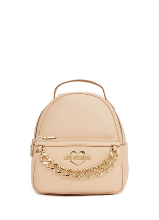 Love Moschino Kadın Pembe Zincir Detaylı Logolu Sırt Çantası EU Love Moschino Kadın Pembe Zincir Detaylı Logolu Sırt Çantası EU