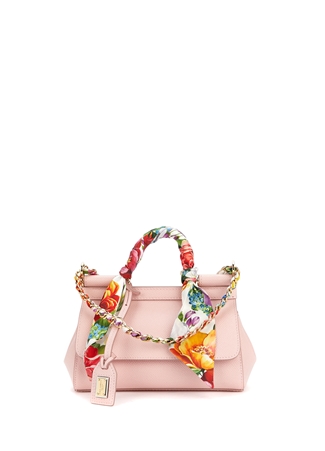 Dolce&gabbana Kadın Sicily Pembe Deri Çanta Eu Dolce&gabbana Kadın Sicily Pembe Deri Çanta Eu