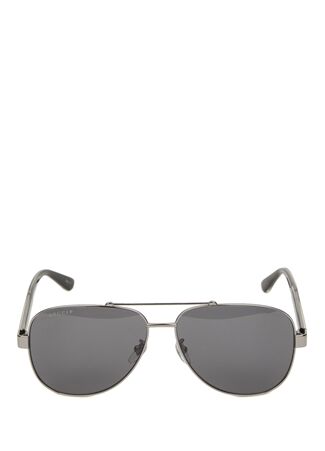 Gucci Erkek Pilot Stil Güneş Gözlüğü Gri 63 EU Gucci Erkek Pilot Stil Güneş Gözlüğü Gri 63 EU