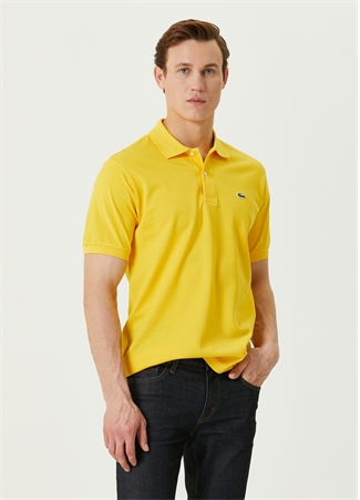 Lacoste Erkek Classic Fit Sarı Polo Yaka Logo Detaylı T-shirt S Eu Lacoste Erkek Classic Fit Sarı Polo Yaka Logo Detaylı T-shirt S Eu
