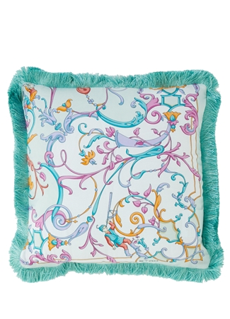 Etro Home Mavi Etnik Desenli 45x45 cm Dekoratif Yastık Etro Home Mavi Etnik Desenli 45x45 cm Dekoratif Yastık