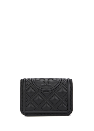 Tory Burch Kadın Fleming Medium Siyah Kapitoneli Deri Cüzdan EU Tory Burch Kadın Fleming Medium Siyah Kapitoneli Deri Cüzdan EU
