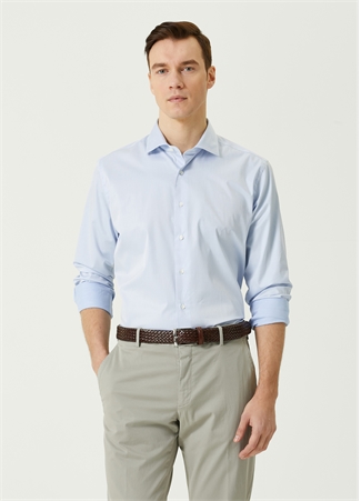 Canali Erkek Mavi Gömlek 42 IT Canali Erkek Mavi Gömlek 42 IT
