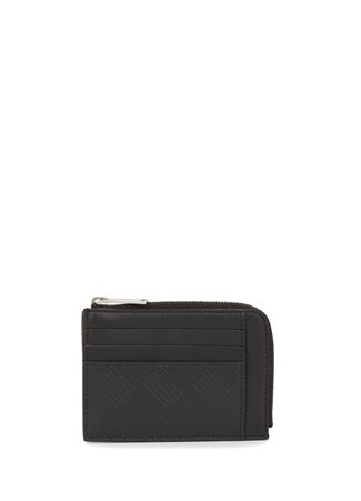 Bottega Veneta Erkek Siyah Örgü Dokulu Deri Kartlık EU