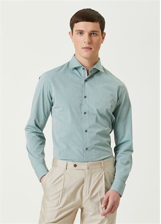 Pal Zileri Erkek Yeşil Gömlek 42 IT