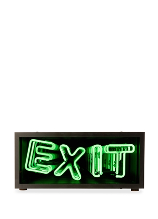 Lights Out Exit Formlu Yeşil Lamba Lights Out Exit Formlu Yeşil Lamba