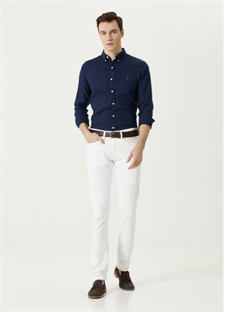 Polo Ralph Lauren Erkek JEAN PANTOLON Beyaz 30 US Polo Ralph Lauren Erkek JEAN PANTOLON Beyaz 30 US
