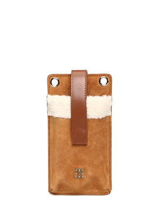 Beymen Hediye Kadın Taba Logolu Süet Mini Çanta Turuncu EU