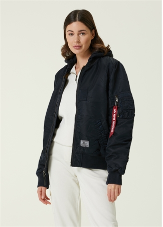 Alpha Industries Kadın Lacivert Kapüşonlu Mont XS EU Alpha Industries Kadın Lacivert Kapüşonlu Mont XS EU