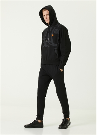 Kenzo Erkek Siyah Logo Patch Detaylı Jogger Eşofman S EU Kenzo Erkek Siyah Logo Patch Detaylı Jogger Eşofman S EU