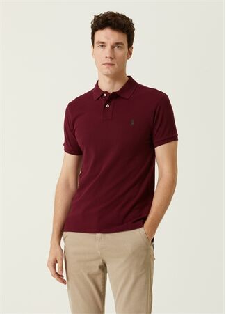 Polo Ralph Lauren Erkek Bordo Yaka T-shirt S EU