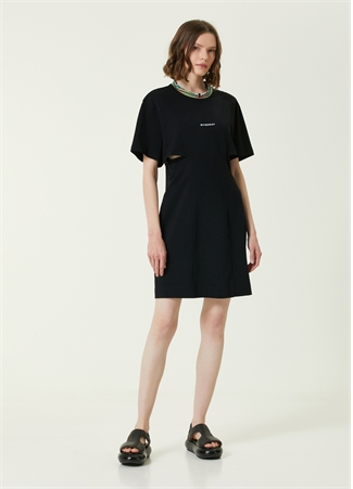 Givenchy Kadın Siyah Nakışlı Kesim Detaylı Mini Elbise Xs Eu Givenchy Kadın Siyah Nakışlı Kesim Detaylı Mini Elbise Xs Eu