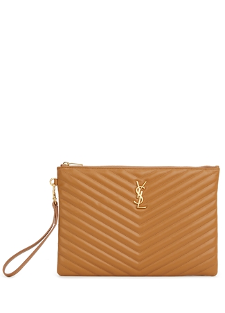 Kadın Monogram Taba Deri Tablet Kılıfı Kahverengi EU Kadın Monogram Taba Deri Tablet Kılıfı Kahverengi EU