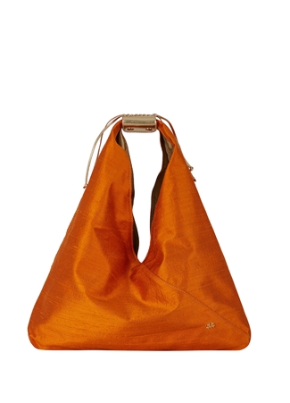 Jimba Kadın Alice Turuncu İpek Omuz Çantası Eu
