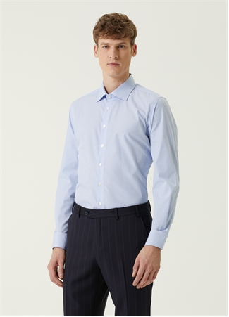 Beymen Collection Erkek Custom Fit Mavi Klasik Yaka Non-Iron Gömlek 42 IT Beymen Collection Erkek Custom Fit Mavi Klasik Yaka Non-Iron Gömlek 42 IT