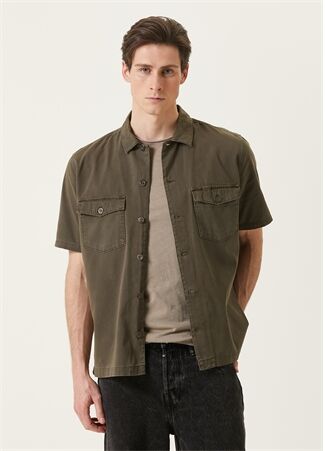 Allsaints Erkek Gömlek Haki Xs Eu