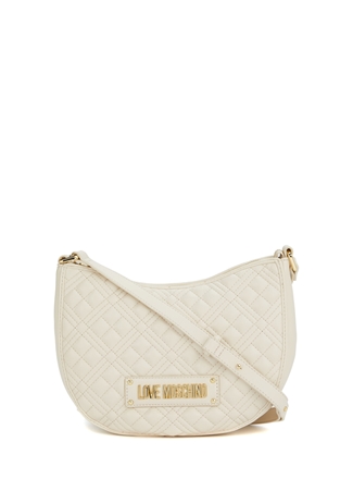 Love Moschino Kadın Krem Kapitoneli Omuz Çantası Bej EU Love Moschino Kadın Krem Kapitoneli Omuz Çantası Bej EU