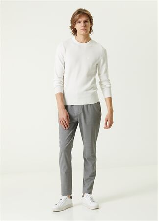 Beymen Club Erkek Gri Beli Kordonlu Pantolon 46