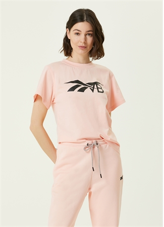 Reebok X Victoria Beckham Kadın Pembe Bisiklet Yaka T-shirt Turuncu L Eu Reebok X Victoria Beckham Kadın Pembe Bisiklet Yaka T-shirt Turuncu L Eu