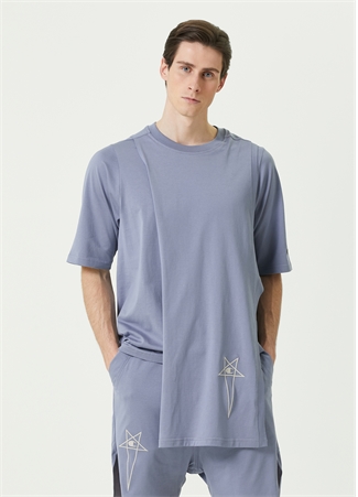 Rick Owens X Champion Erkek Tshirt Mavi S Eu Rick Owens X Champion Erkek Tshirt Mavi S Eu