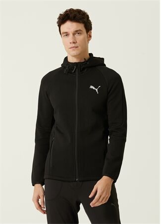 Puma Erkek Evostripe Siyah Kapüşonlu Sweatshirt S EU