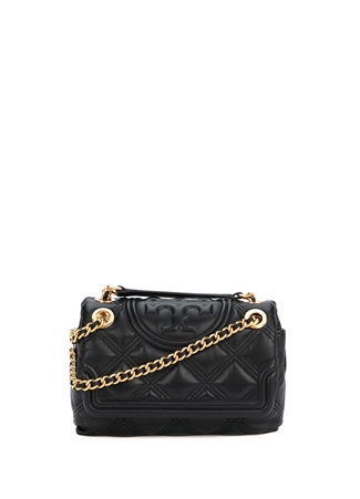 Tory Burch Kadın Siyah Kapitoneli Deri Omuz Çantası EU Tory Burch Kadın Siyah Kapitoneli Deri Omuz Çantası EU