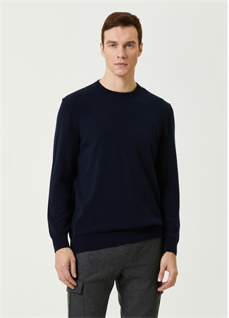 Network Erkek Slim Fit Lacivert Kaşmir Kazak XL EU Network Erkek Slim Fit Lacivert Kaşmir Kazak XL EU