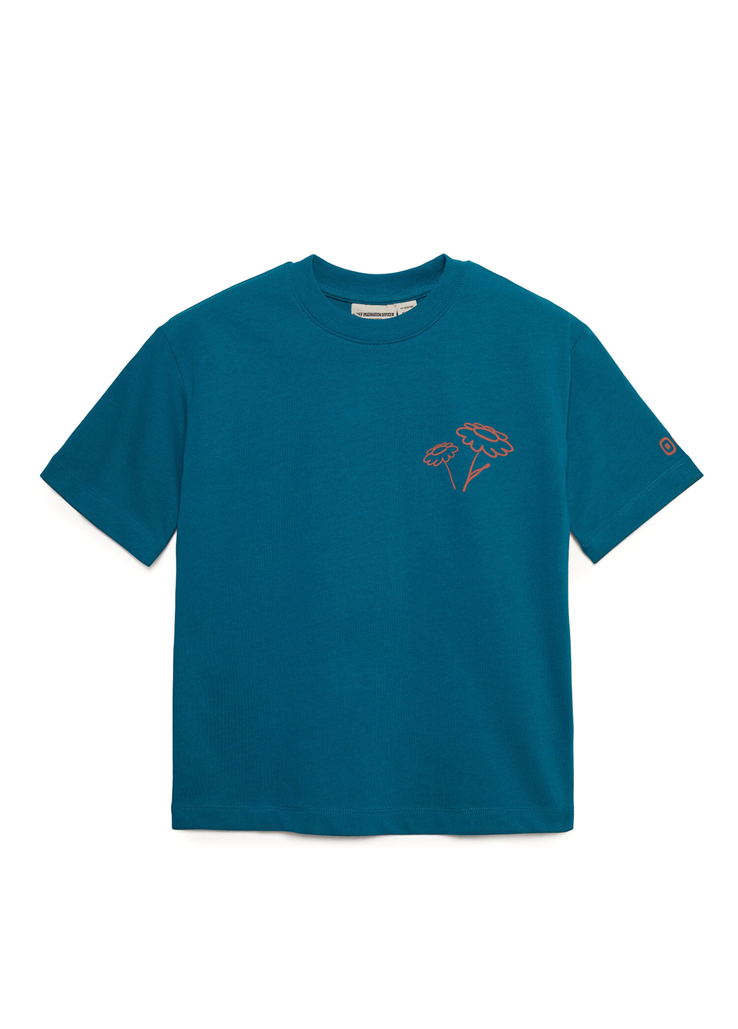 Chief Imagination Officer - Nº02 Mavi Çocuk Organik Pamuk T-Shirt - Mavi