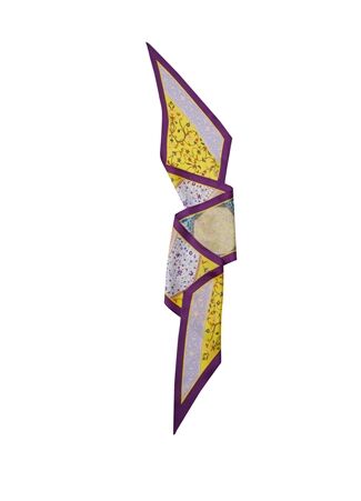 Etro Kadın Mor Etnik Desenli İpek Şal Eu