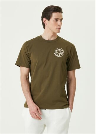 Billionaire Boys Club Erkek Haki Logo Baskılı T-shirt S Eu