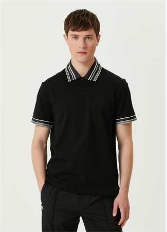 Versace Erkek Polo Yaka Siyah S Eu