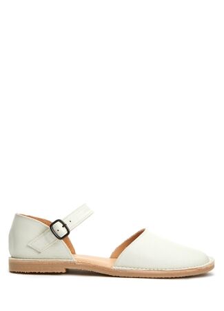 Hereu Kadın Beyaz Deri Sandalet 36 EU