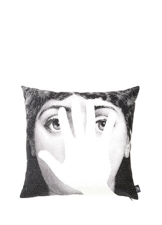 Fornasetti DEKORATİF YASTIK Siyah