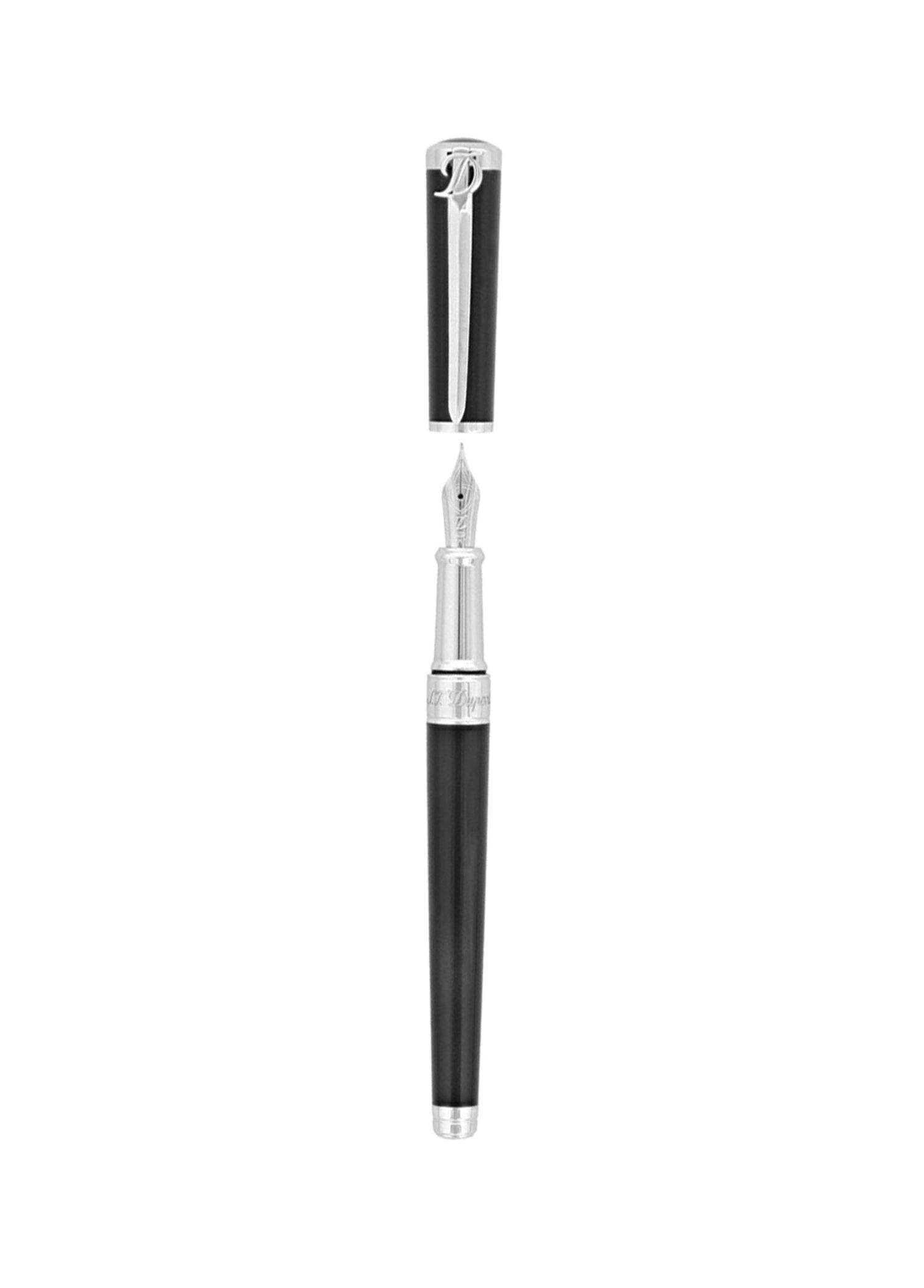 S.T. Dupont - Sword Collection Siyah Altın Uçlu Dolma Kalem 290102 - Siyah