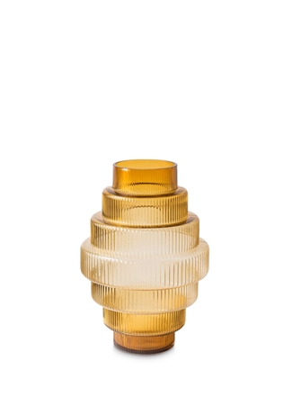 Pols Potten Large Amber Cam Vazo Turuncu