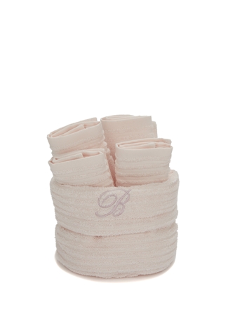 Blumarine Home Ariette 4lü Altın Rengi Havlu Seti Pembe Blumarine Home Ariette 4lü Altın Rengi Havlu Seti Pembe