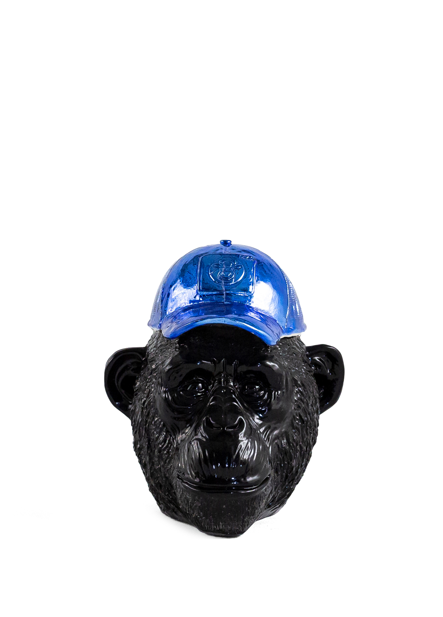 StudioMel - Siyah Şapkalı Maymun Dekoratif Obje - Siyah