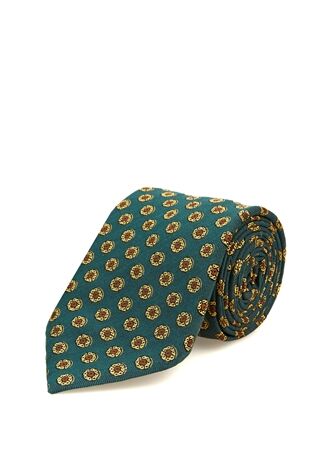 Fiorio Erkek Colorblocked Desenli İpek Kravat EU