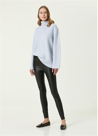 Joseph Kadın Siyah Deri Tayt 36 FR