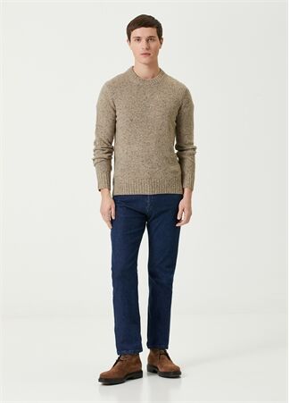 Luciano Barbera Erkek Mavi Dar Paça Jean Pantolon 50 IT Luciano Barbera Erkek Mavi Dar Paça Jean Pantolon 50 IT