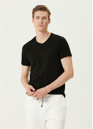 Beymen Erkek Siyah V Yaka Basic T-shirt S Eu Beymen Erkek Siyah V Yaka Basic T-shirt S Eu