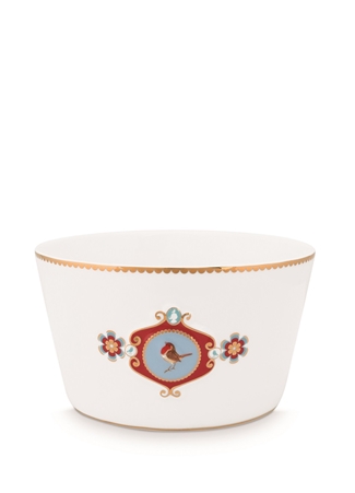 Pip Studio Love Bird Beyaz Madalyon Desenli Porselen Kase Pip Studio Love Bird Beyaz Madalyon Desenli Porselen Kase