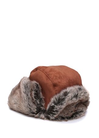 Starling Kadın Kahverengi Peluş Detaylı Yün Bere EU Starling Kadın Kahverengi Peluş Detaylı Yün Bere EU