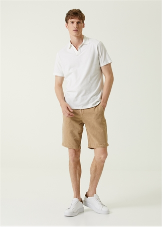 Beymen Collection Erkek Bej Normal Bel Keten Bermuda 46 IT Beymen Collection Erkek Bej Normal Bel Keten Bermuda 46 IT