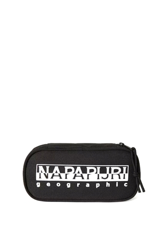 Napapijri Kadın Happy Siyah Logo Baskılı Kalem Kutusu EU Napapijri Kadın Happy Siyah Logo Baskılı Kalem Kutusu EU