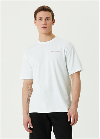 Les Benjamins Erkek Beyaz Figür Baskılı Logolu T-shirt Mavi L Eu Les Benjamins Erkek Beyaz Figür Baskılı Logolu T-shirt Mavi L Eu