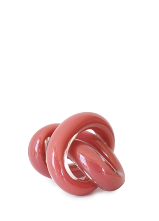 Usta Design Sailor Pembe Düğüm Formlu Cam Obje