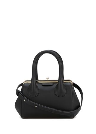 Chloe Kadın Siyah Deri Omuz Çantası EU