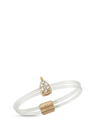 Collection-ecce Kadın Taş Detaylı Altın Rengi Yüzük Eu Collection-ecce Kadın Taş Detaylı Altın Rengi Yüzük Eu