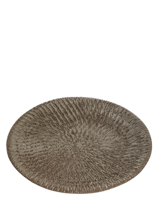 GARDECO Prato Small Kahverengi Seramik Obje GARDECO Prato Small Kahverengi Seramik Obje